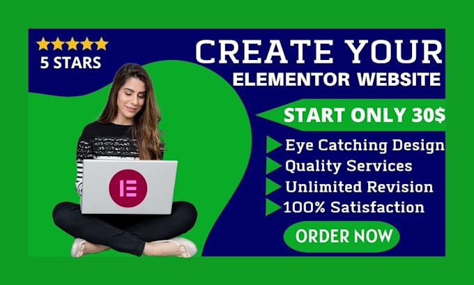 Create a full elementor pro wordpress website using elementor by Saiful_sakil | Fiverr