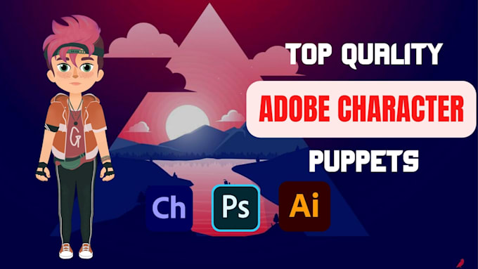Create and illustrate custom adobe character animator puppet by Sannanawan1 | Fiverr