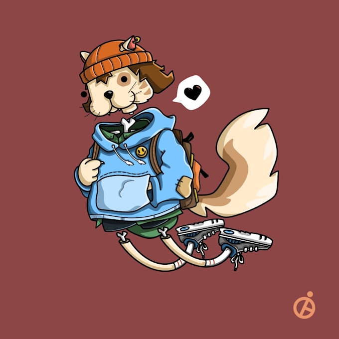 Draw a custom illustration or create funny characters by Kukupa | Fiverr