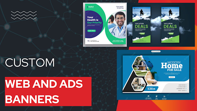 Create clickable banner ads facebook ads and google ads by ...