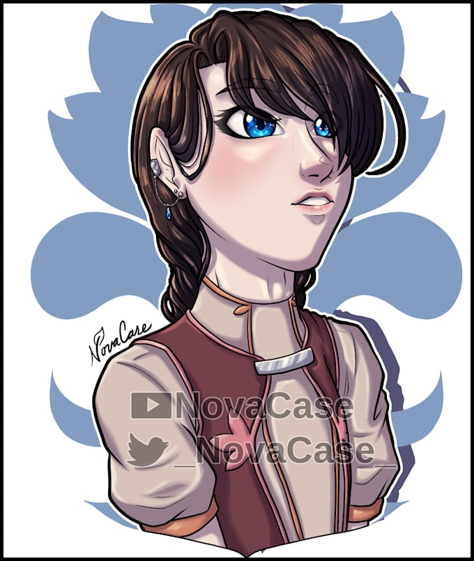 Draw a character bust by Novacase | Fiverr