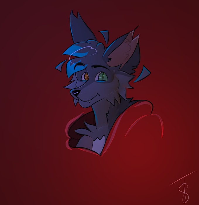 Draw a furry icon in full color,style of your choice by Tinfinity | Fiverr