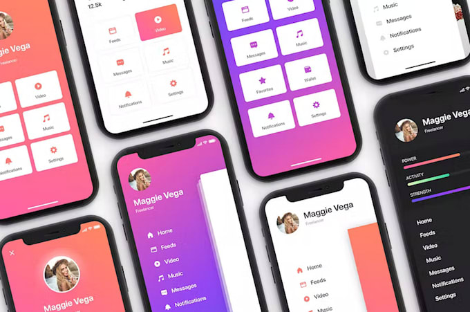 Design innovative and unique ui ux for your mobile app or website by ...