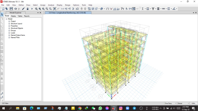 Create etabs model for structural analysis by Asrafulislam35 | Fiverr