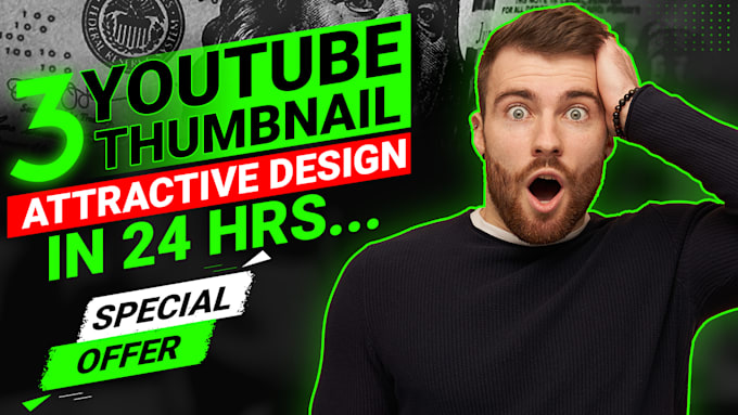 Design high ctr thumbnail for your video by Abdullahshah272 | Fiverr