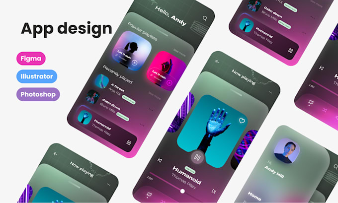 Create the interfaces for your web or app experience by Florpastor | Fiverr