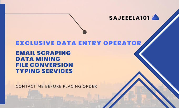 Be your email address finder, data scraper, linkedin scraper by Sajeela101 | Fiverr