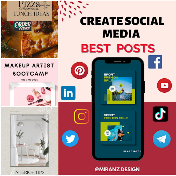 Design creative social media posts for your ads by Miranz_design | Fiverr
