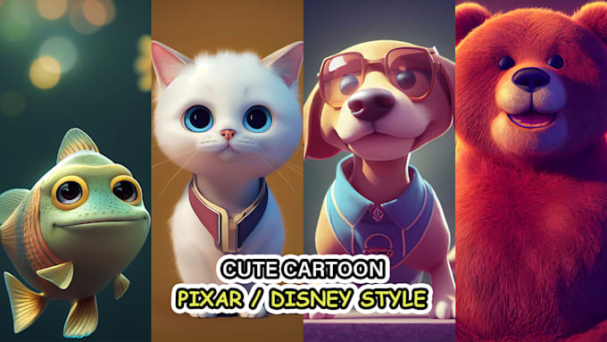 Create a disney cartoon style by Arshaka_studio | Fiverr