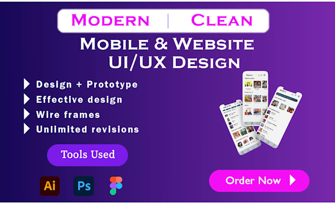 Create Mobile Uiux Wireframes And Prototype In Figma By Saadwahab Fiverr