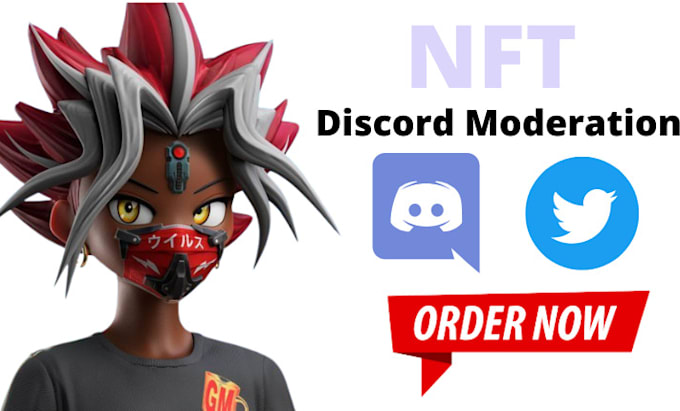 Be your nft discord moderator discord chatter, nft twitter by Maketing_ | Fiverr