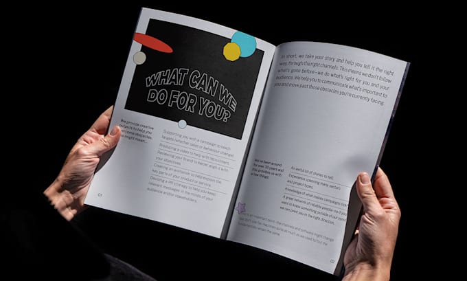 Design clean minimal editorial brochure for print by Helloancastudio ...