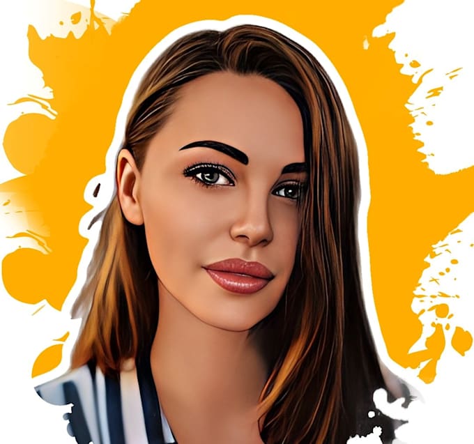 Draw amazing cartoon portrait from your photo by Eliganceway | Fiverr