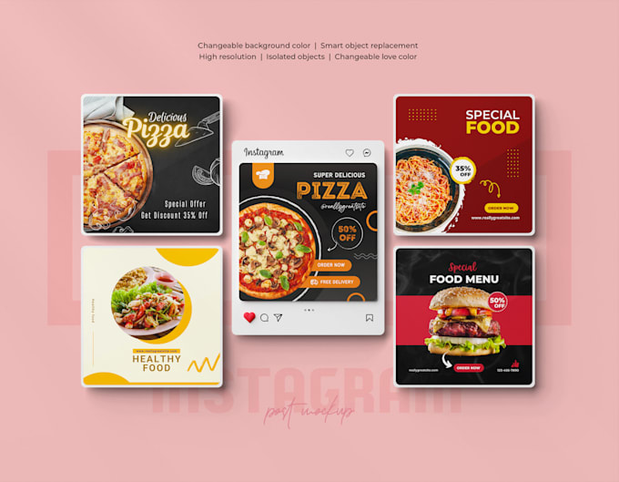 Design creative social media posts for facebook, instagram within 24 ...