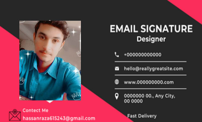 Create html email signature outlook signature mail signature by ...