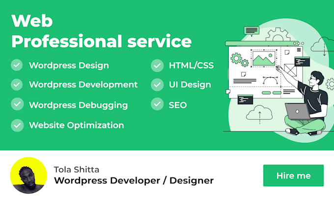 Offer all wordpress services by Admoore2022 | Fiverr