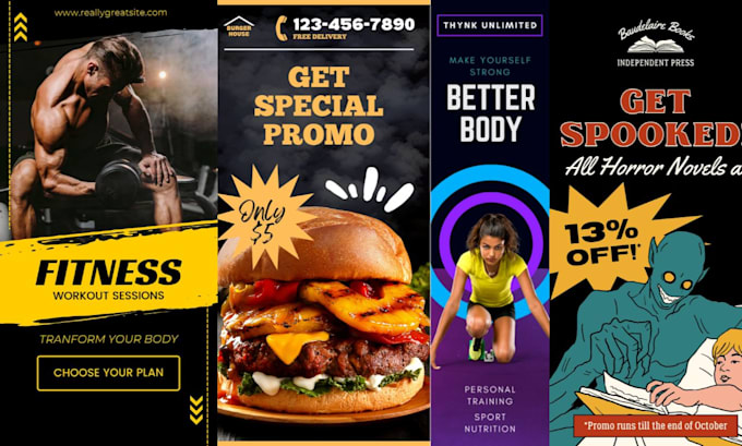 Design html5 animated banner ads by Racartist | Fiverr