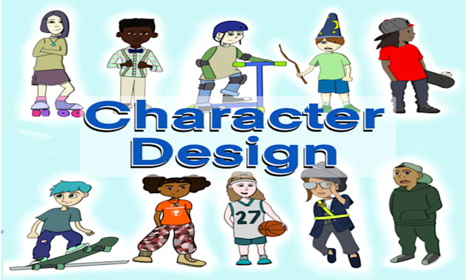 Draw cartoon characters and illustrations by Cass_draws_27 | Fiverr