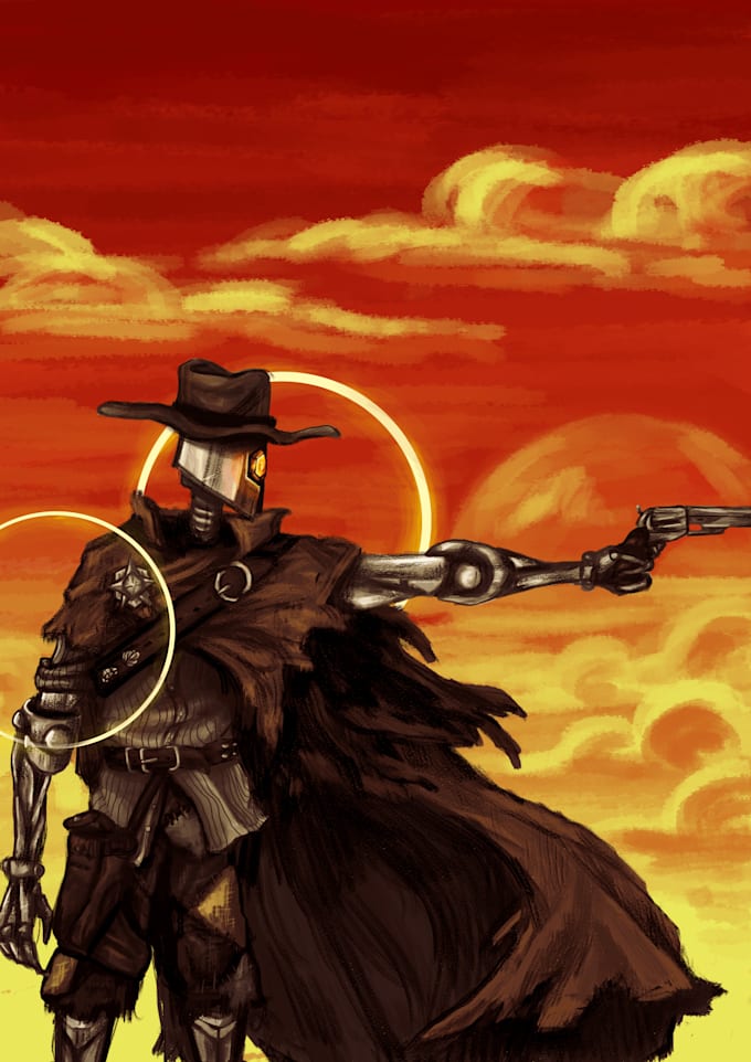 Illustrate your character, scenery, book, concept art by ...