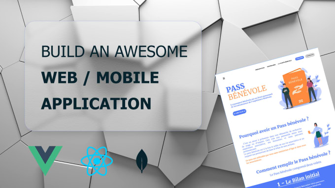 Build a responsive web development using react by Simonvadier | Fiverr