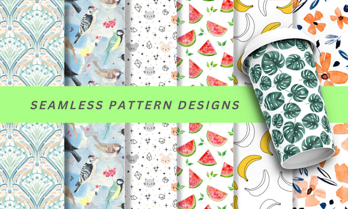 Design textile, febric seamless pattern and wallpaper by Manjeetsain1 ...