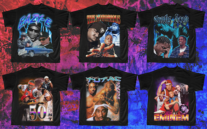 Create vintage 90s bootleg rap nba all sports graphic tee by Dheodonny ...