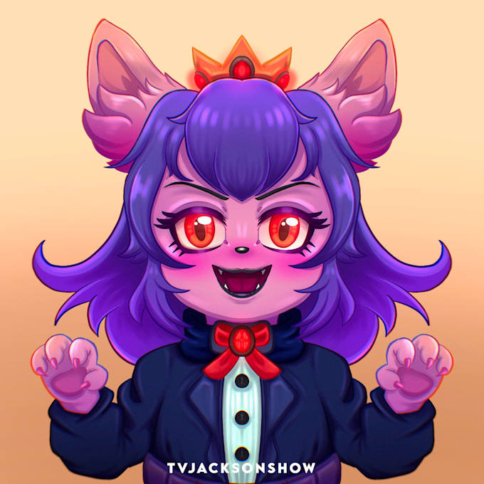 Draw your furry character in anime or cartoon style by Tvjacksonshow ...