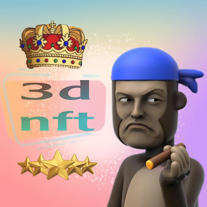 Creat unique 3d nft art collection by Hero_yt_ | Fiverr