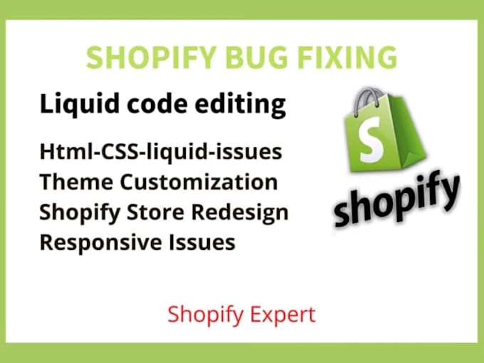 Fix shopify issues for you by Sharptechnolabs | Fiverr