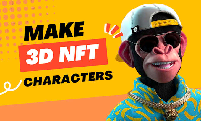 Create 3d character modeling and 3d nft art collection by Besado_zone | Fiverr