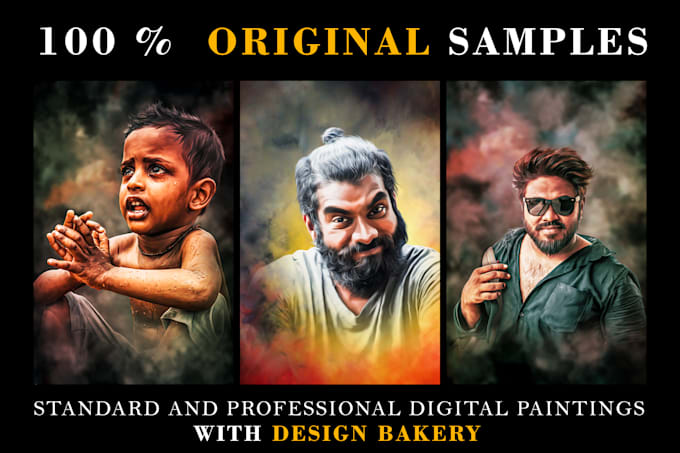 Draw an ultra professional digital painting from your image by ...
