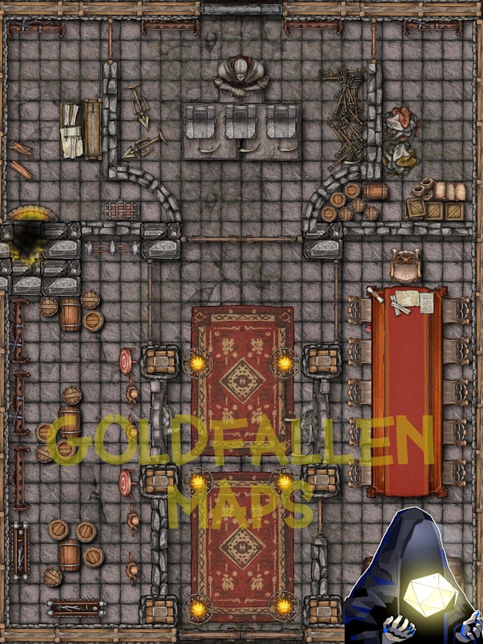 Make your dnd or ttrpg encounter maps or world maps by Creative636 | Fiverr