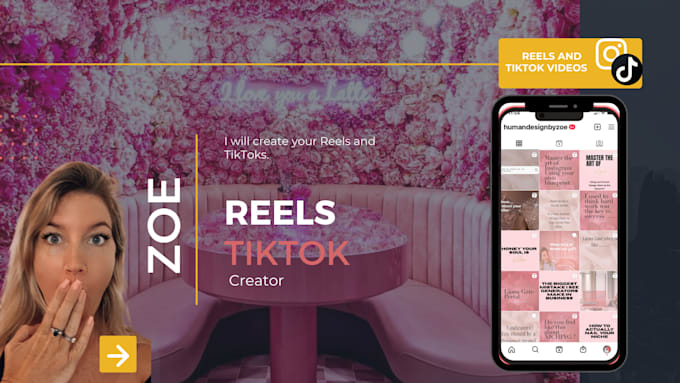Create and edit reels for instagram facebook and tiktok by Zoe_craven ...