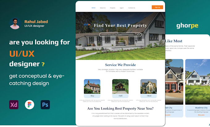 Create a responsive and pro landing page design in 24 hours by Rahul ...