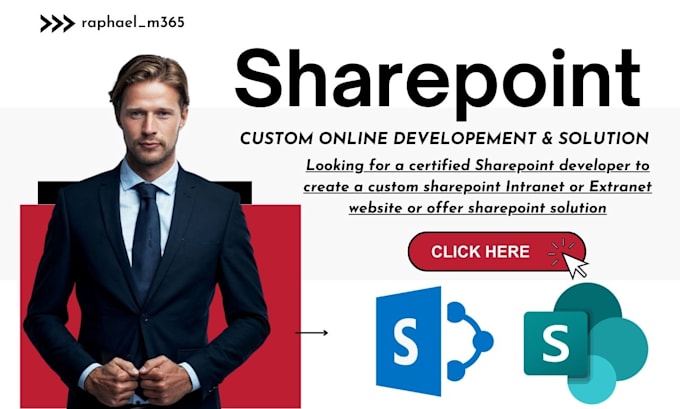 Build sharepoint online wesbite portal sharepoint extranet intranet hub ...