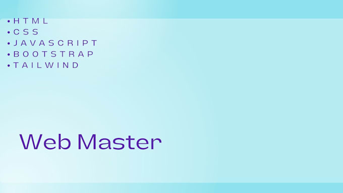 Make your design html,css,javascript,bootstrap,tailwind by Hmhm470 | Fiverr