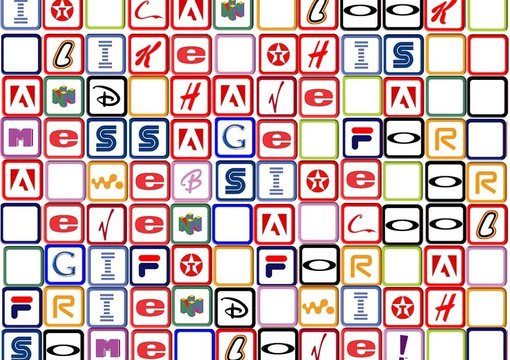 Create a unique message from popular single letter logos by Linkwiki ...