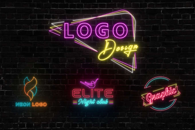2 Neon Logo In Less Than 12 Hours By Cgart7 Fiverr