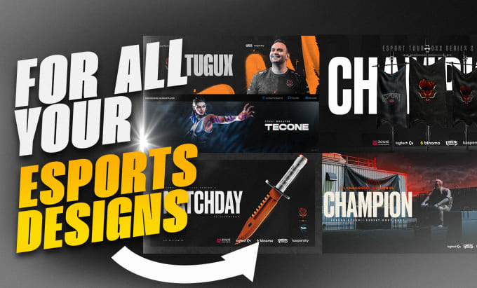 Esports designs, esports banner, gaming banner by Ahmettalhasarka | Fiverr