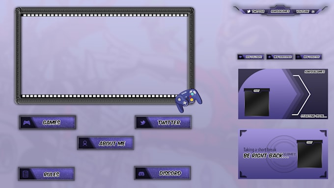 Design custom animated twitch overlays, screens, emotes and alerts by ...