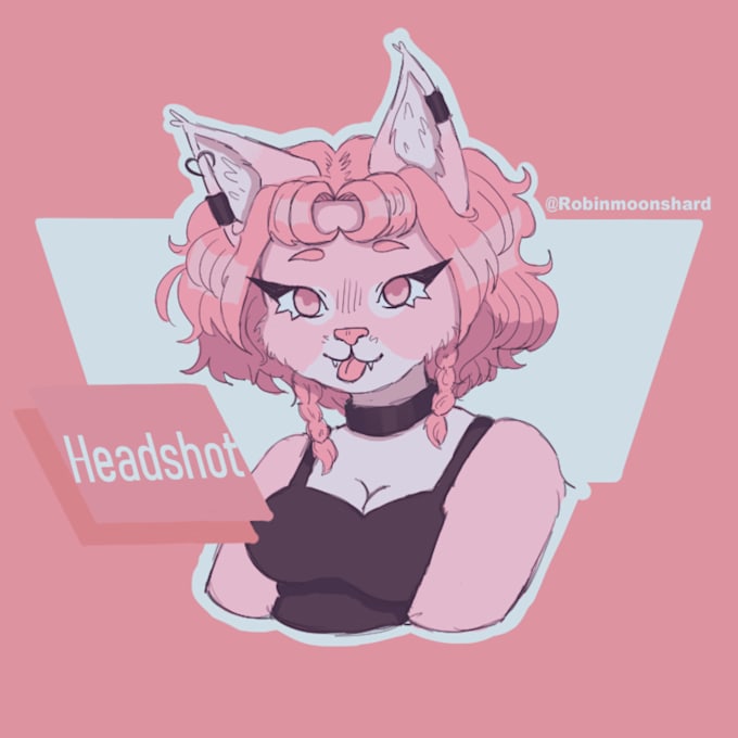 Draw your fursona digitally by Robinmoonshard | Fiverr