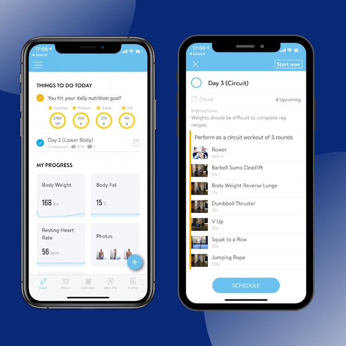Customize a workout plan via app thats easy personalized and trackable ...