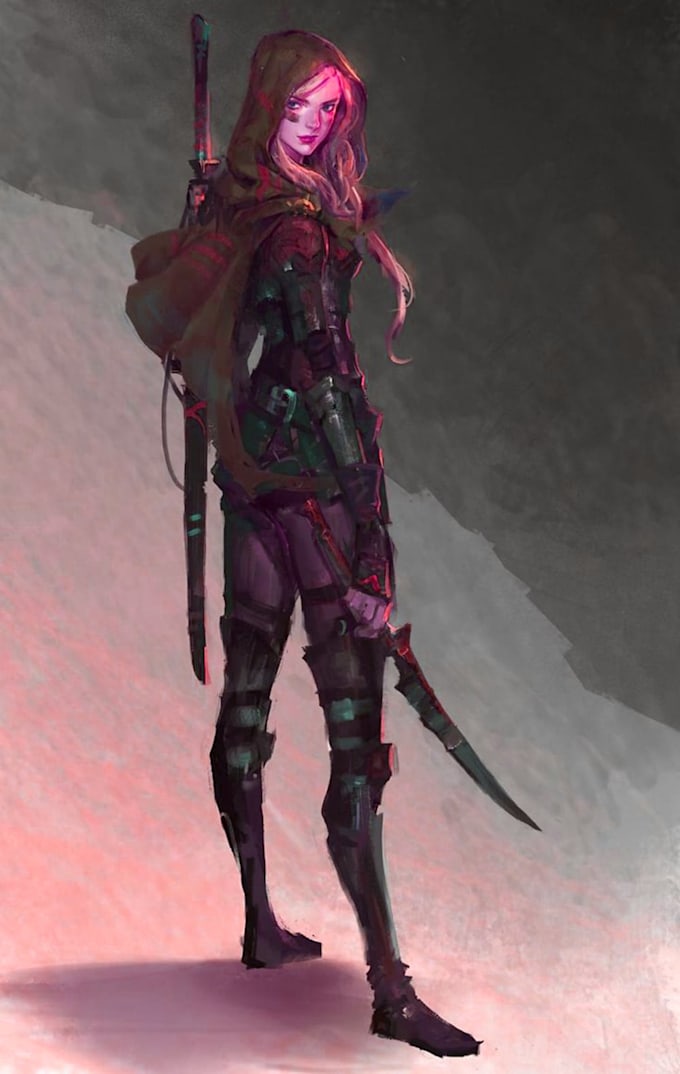 Create Concept Art For A Fantasy Character Or Creature By Listsuyi Fiverr