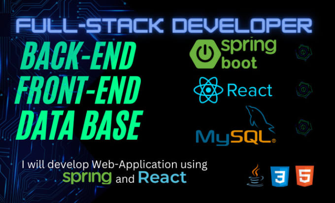 Develop a full stack web app using spring boot and react by Omeraharon ... Develop a full stack web app using spring boot and react by Omeraharon ...