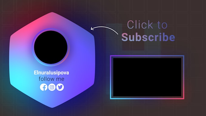 Design animated outro video, ending screen for youtube by Elnuracreator ...