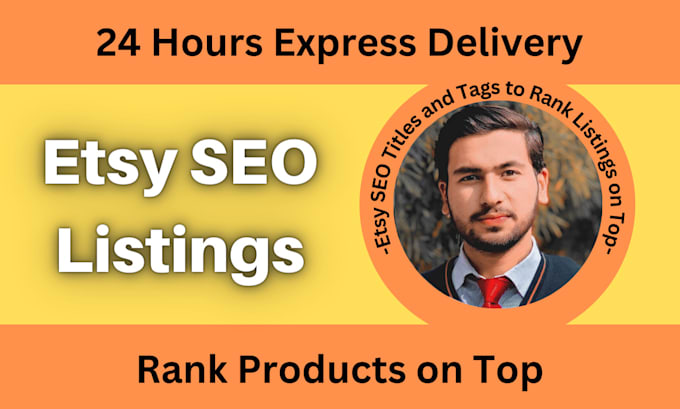 Do etsy seo listing titles, tags to rank and boost sales by James_seo106 | Fiverr