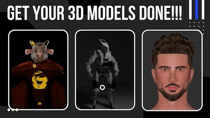 Make 3d models, character, vr avatar, nfts by M_a_s02 | Fiverr