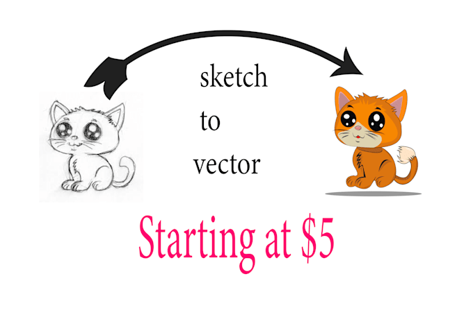 Convert your sketch to vector ai,eps,svg,pdf,jpg,png by Mrimon320 | Fiverr