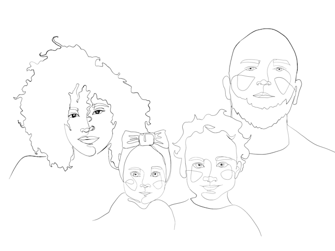 Create minimalist portraits as a one line drawing by Mlorenzkowski | Fiverr