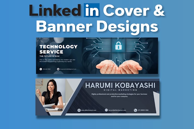 Design professional linkedin header and banner by Muhammadfurqans | Fiverr